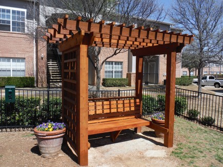 Simple-Pergola-Seating-Dog-Park.jpg - Ideal Landscape Services